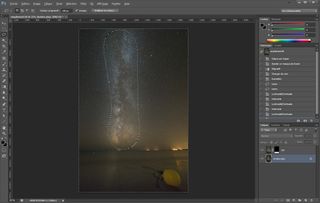 Processing Milky Way images